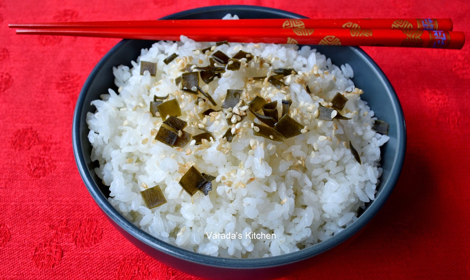 Varada's Kitchen and Garden: Gohan with Furrikake (Sticky Rice with ...