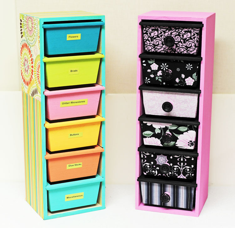 Ben Franklin Crafts and Frame Shop: Ways to Decorate a Wooden Storage Bin