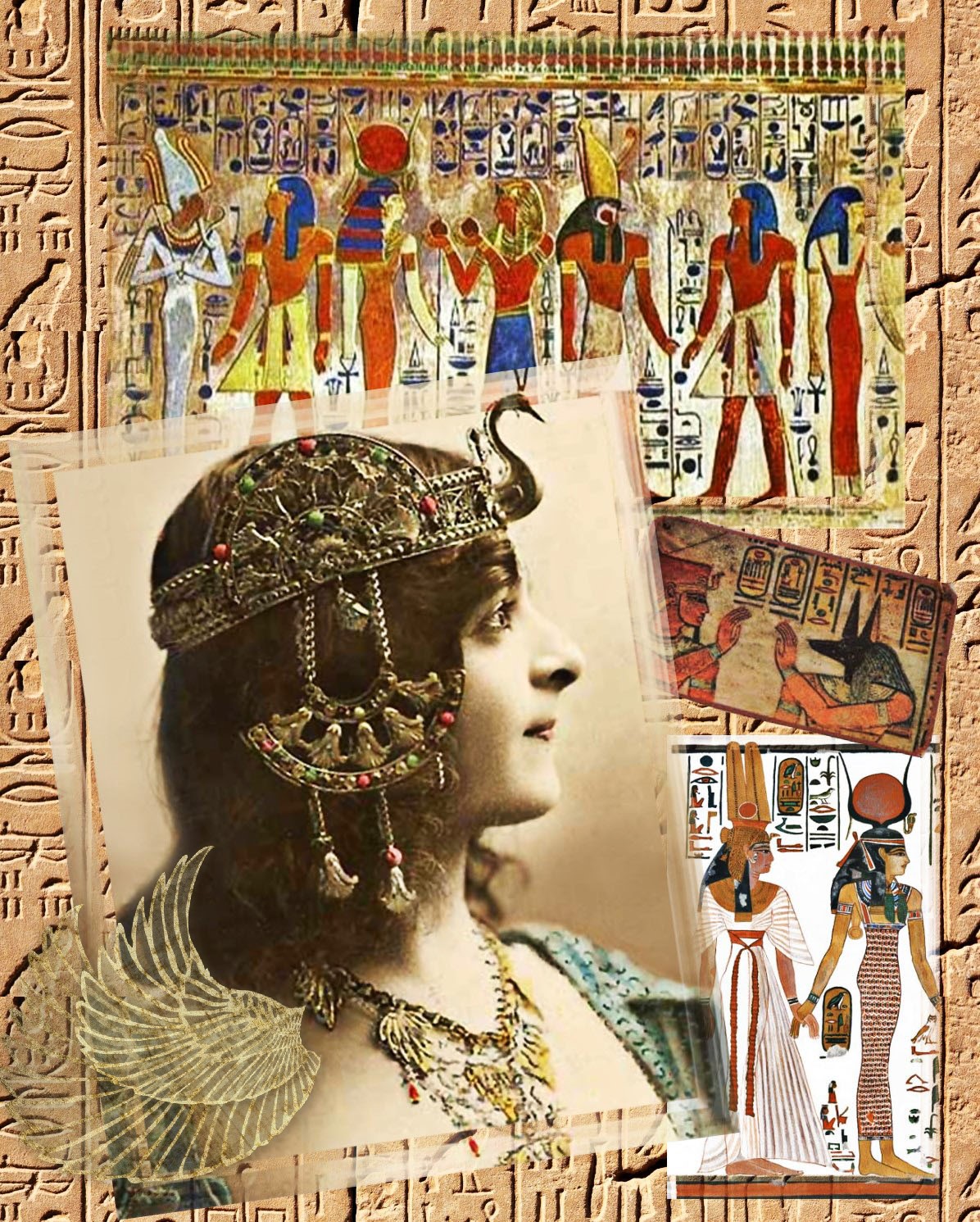 Ozstuff Online: Digital Whisper Challenge - Cleopatra Collage