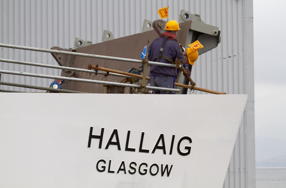 Dougie Coull Photography: MV Hallaig Launches from Fergusons Shipyard
