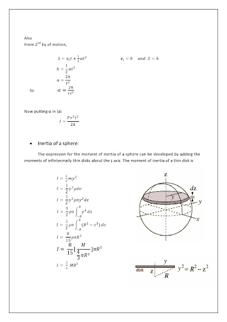 The EngineerinG Diary: Mass Moment of Inertia of a Flywheel