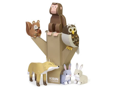 Kirin Friends of the Forest Papercraft Set | Papercraft Paradise ...