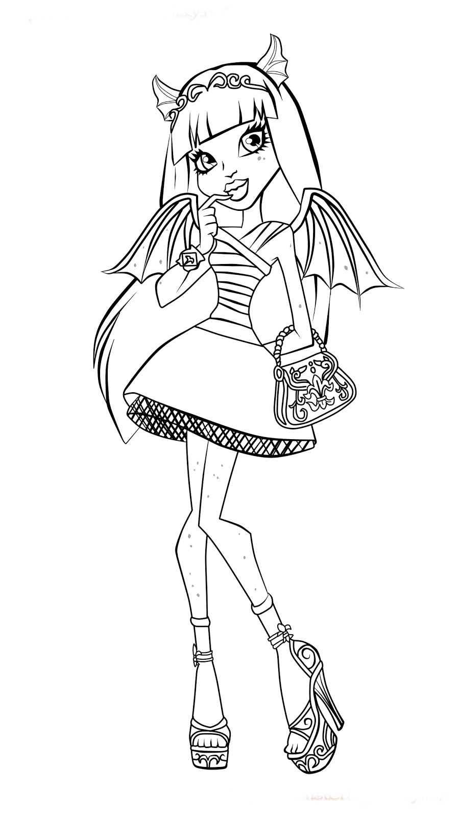 Desenhos para colorir: Monster High para Colorir