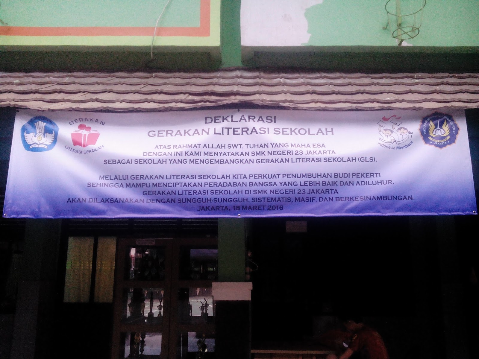 SMKN 23 JAKARTA SAMBUT GEMBIRA GERAKAN LITERASI SEKOLAH - Taman Bahasa ...