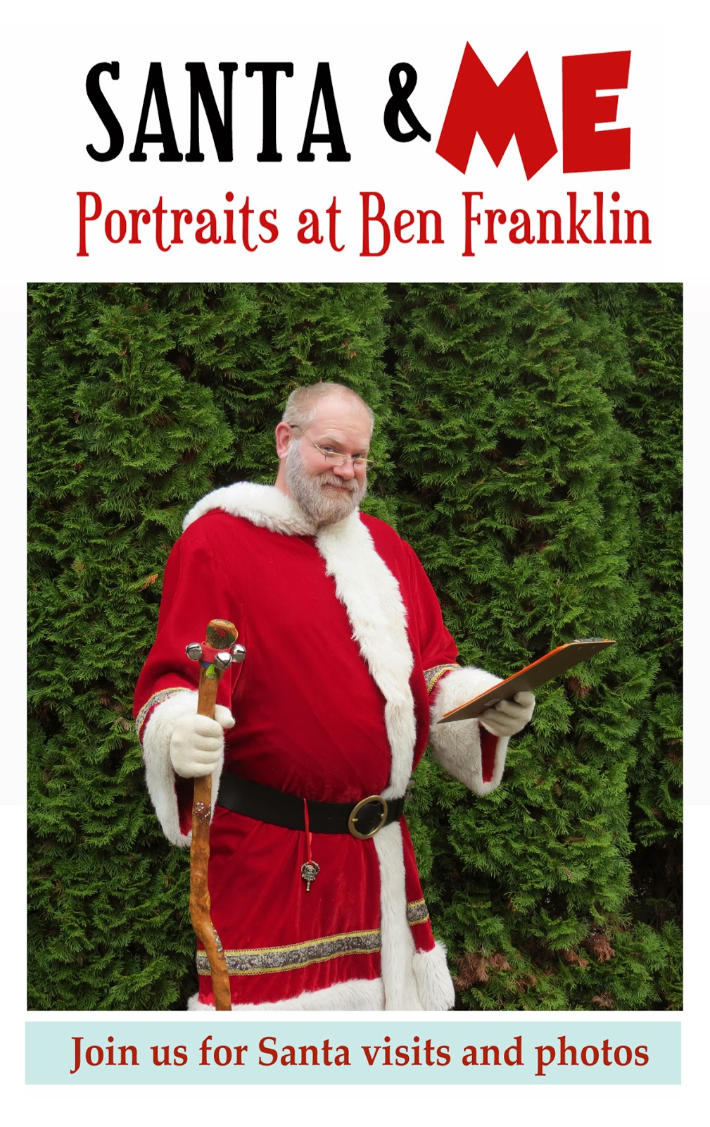 Ben Franklin Crafts and Frame Shop: Santa Portraits at Ben Franklin