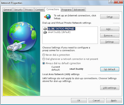 Direct Browsing with Globe Tattoo Magic IP Address with alternative ...
