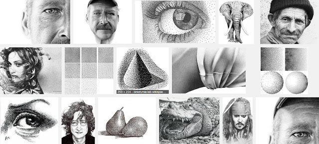 PLASTINGLISH - Visual Arts -: Stippling and Pointllism
