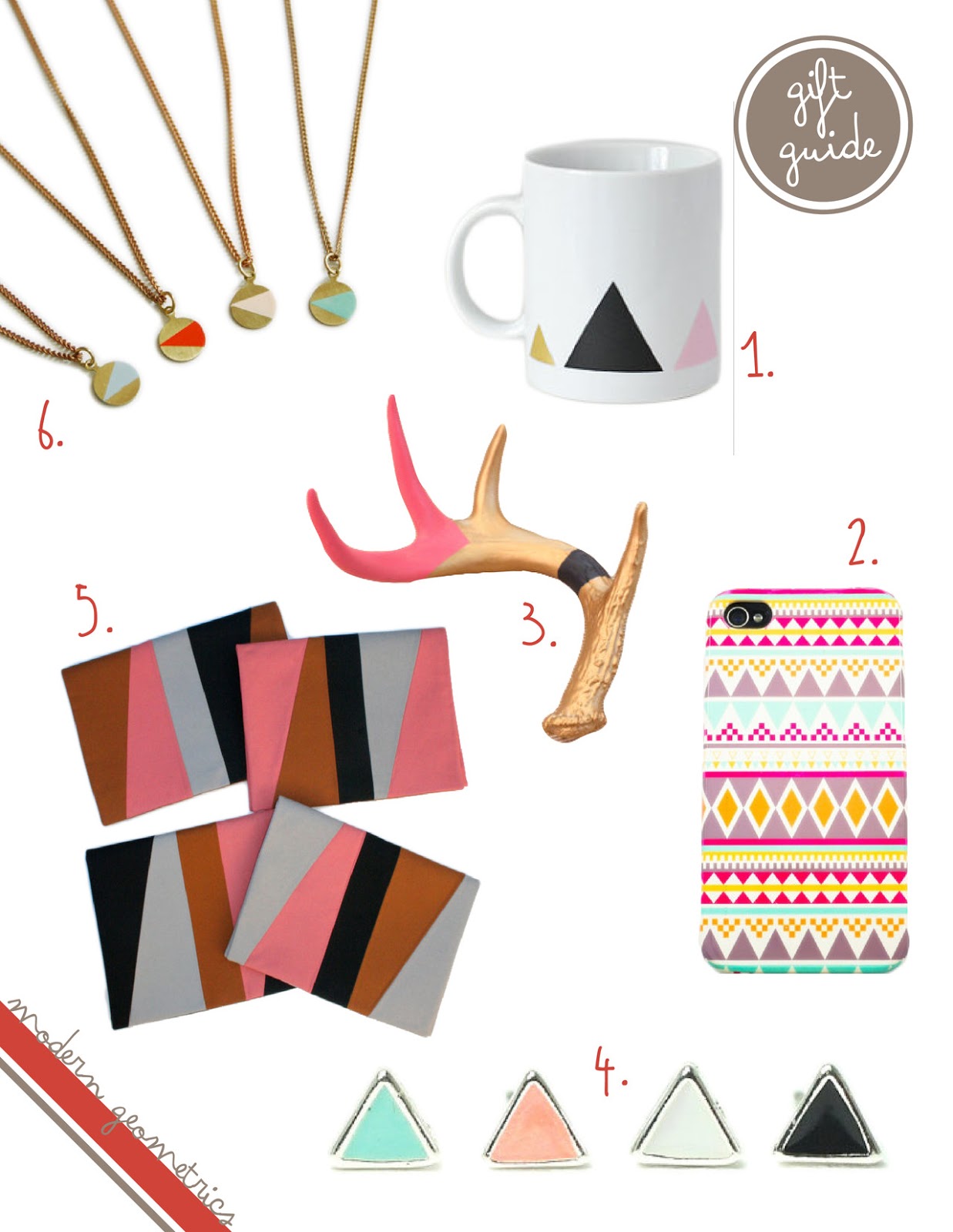 Yellow Heart Art: Geometric Holiday Gift Guide!