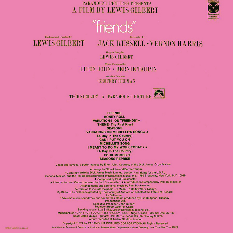 O Rato Cinéfilo: FRIENDS (1971)