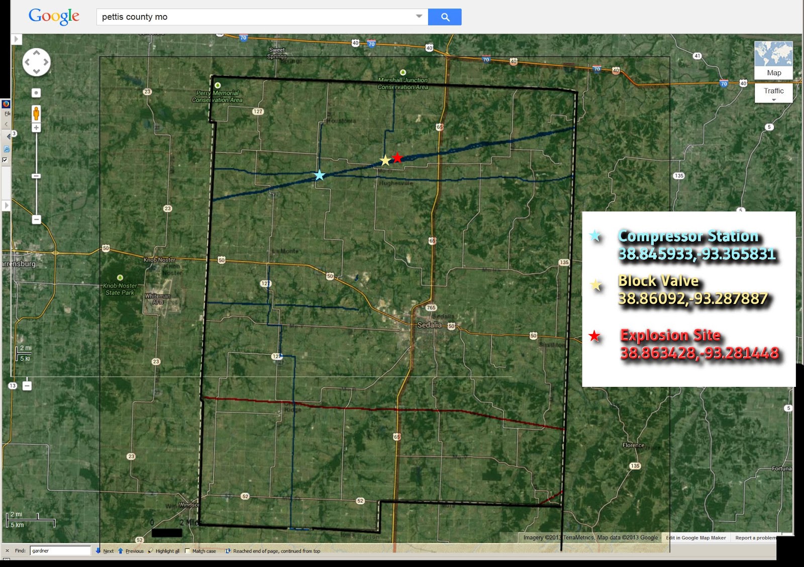 BillHustonBlog: Panhandle Eastern Pipeline Explosion, Pettis County ...