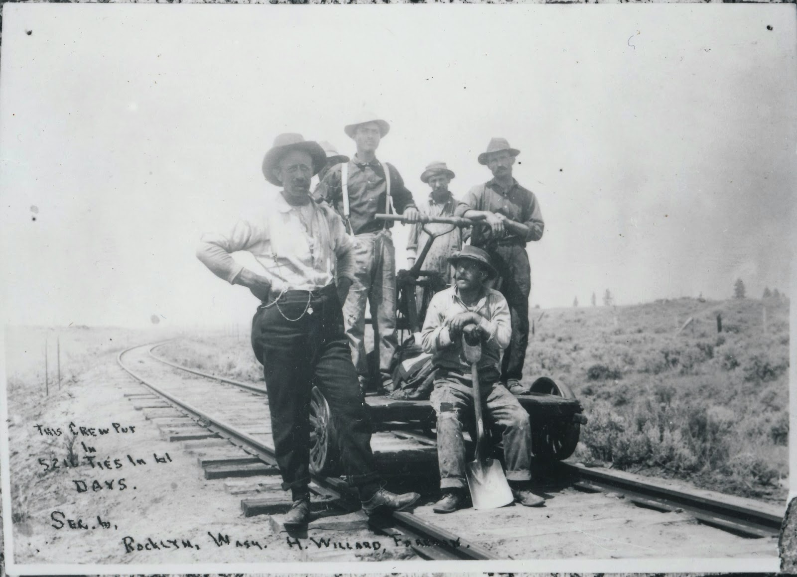 Big Bend Railroad History: Rocklyn Section Crew