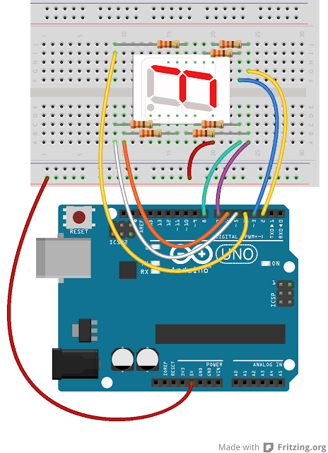 Arduino e display a 7 segmenti | danielealberti.it