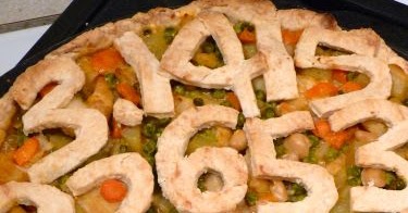 Fish Curry Pot Pie for Pi (π) Day