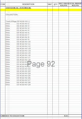 BILL OF QUANTITIES (BOQ) ~ Electrical Knowhow