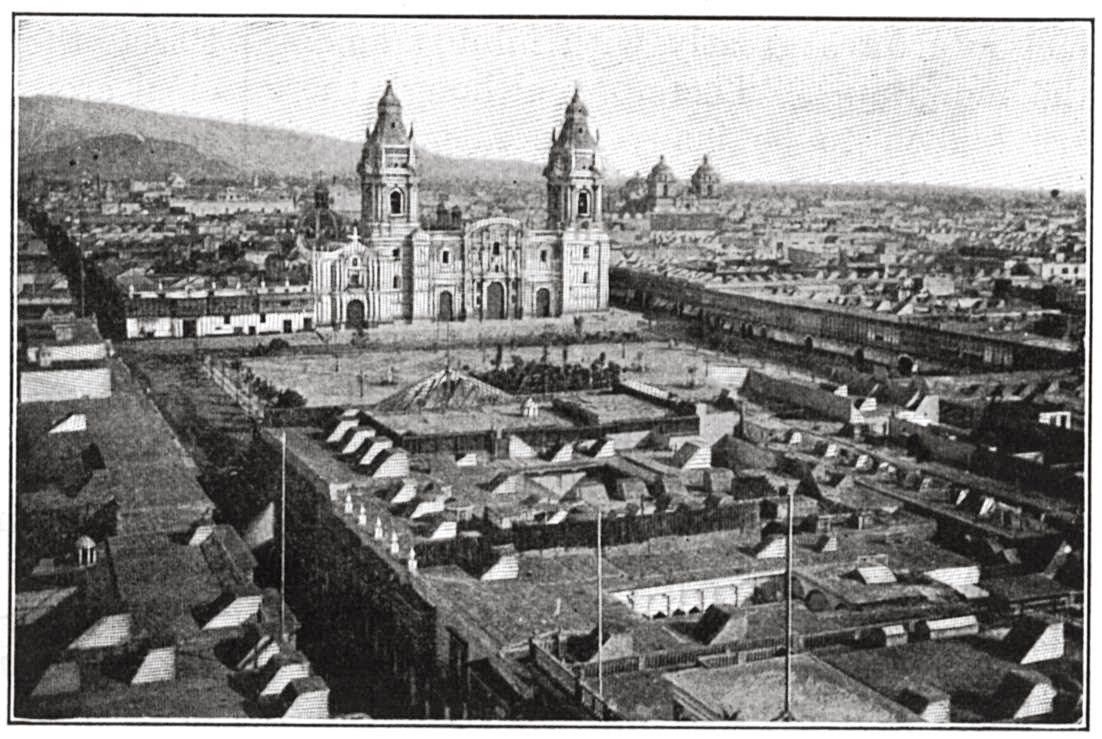 Fotos del Siglo XIX de la Catedral de Lima - Perú