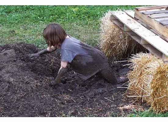 Our Little Backyard Farm: Kids Mud Obstacle Course