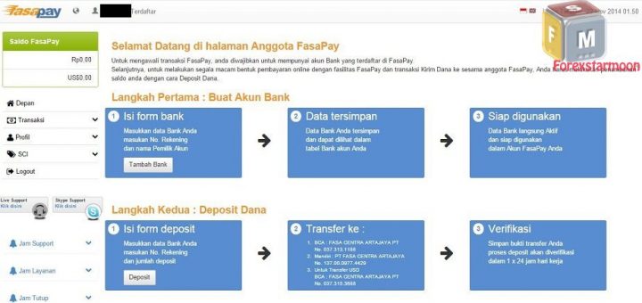 Sarjana13: CARA MEMBUAT AKUN FASAPAY