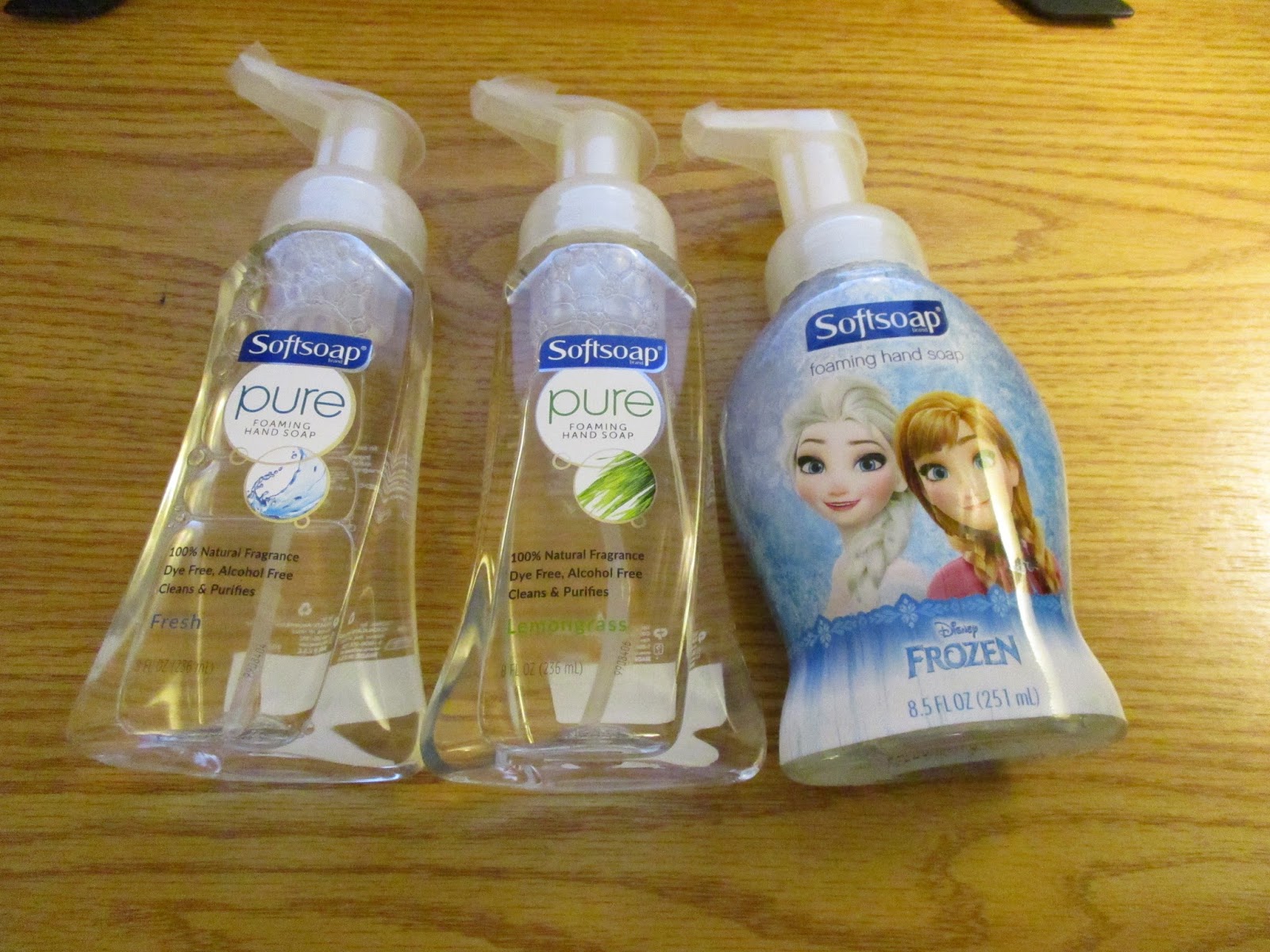Missy's Product Reviews : Softsoap Pure & Disney Frozen Foaming Hand Soap