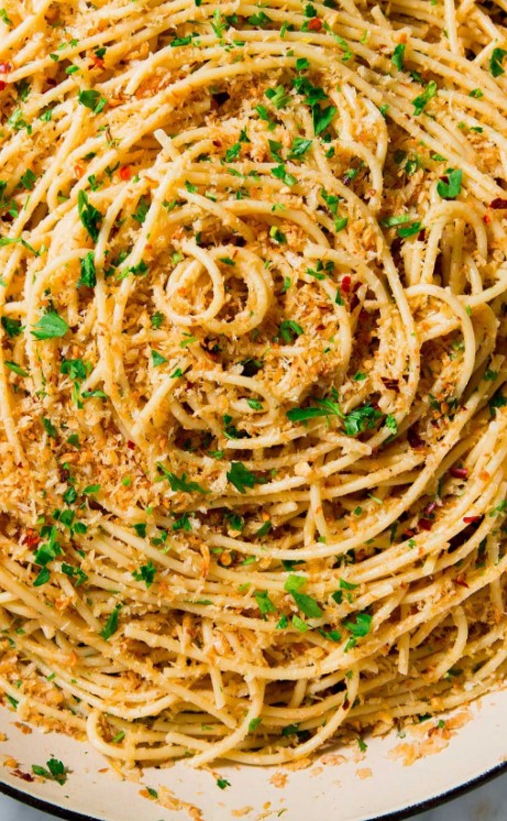 Recipe Garlicky Spaghetti - Recipes Cottage