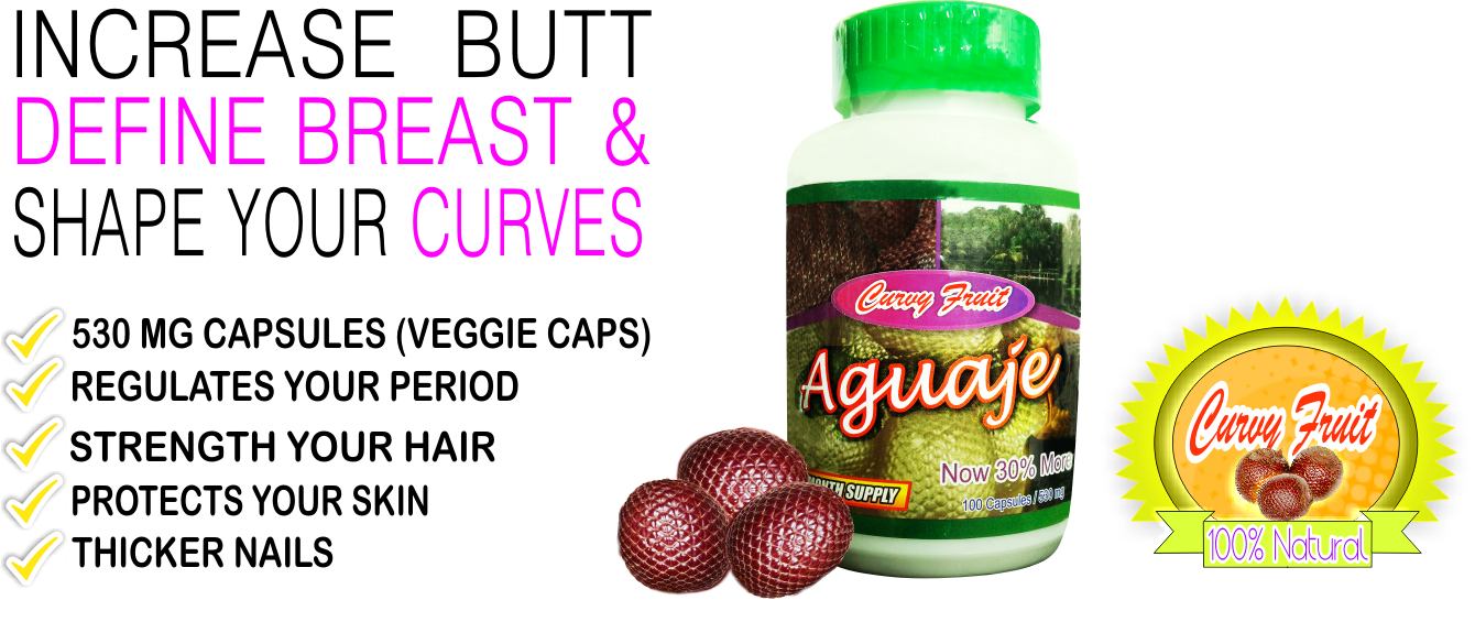 Aguaje Curvy Fruit 3 Bottles X 100 Pills 530 Mg 100 Real Results Us Seller Ebay