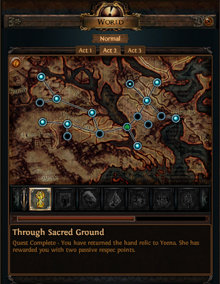 Path of Exile: PoE - Act 2 Waypoints