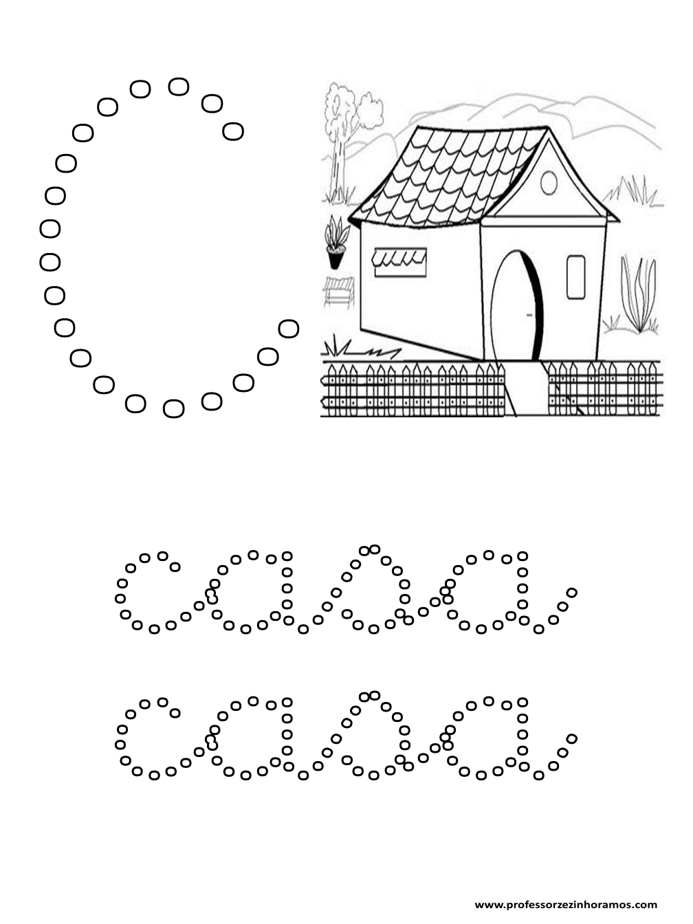 ALFABETO PONTILHADO PARA COBRIR E COLORIR - ATIVIDADES ANOS INICIAIS ...