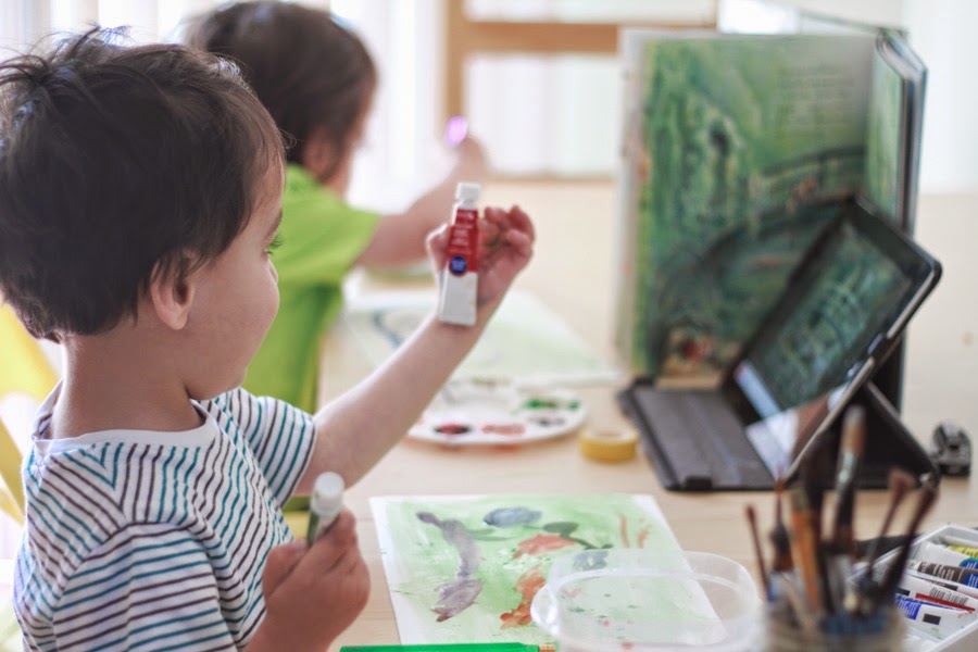 cute and peculiar: Monet inspired art