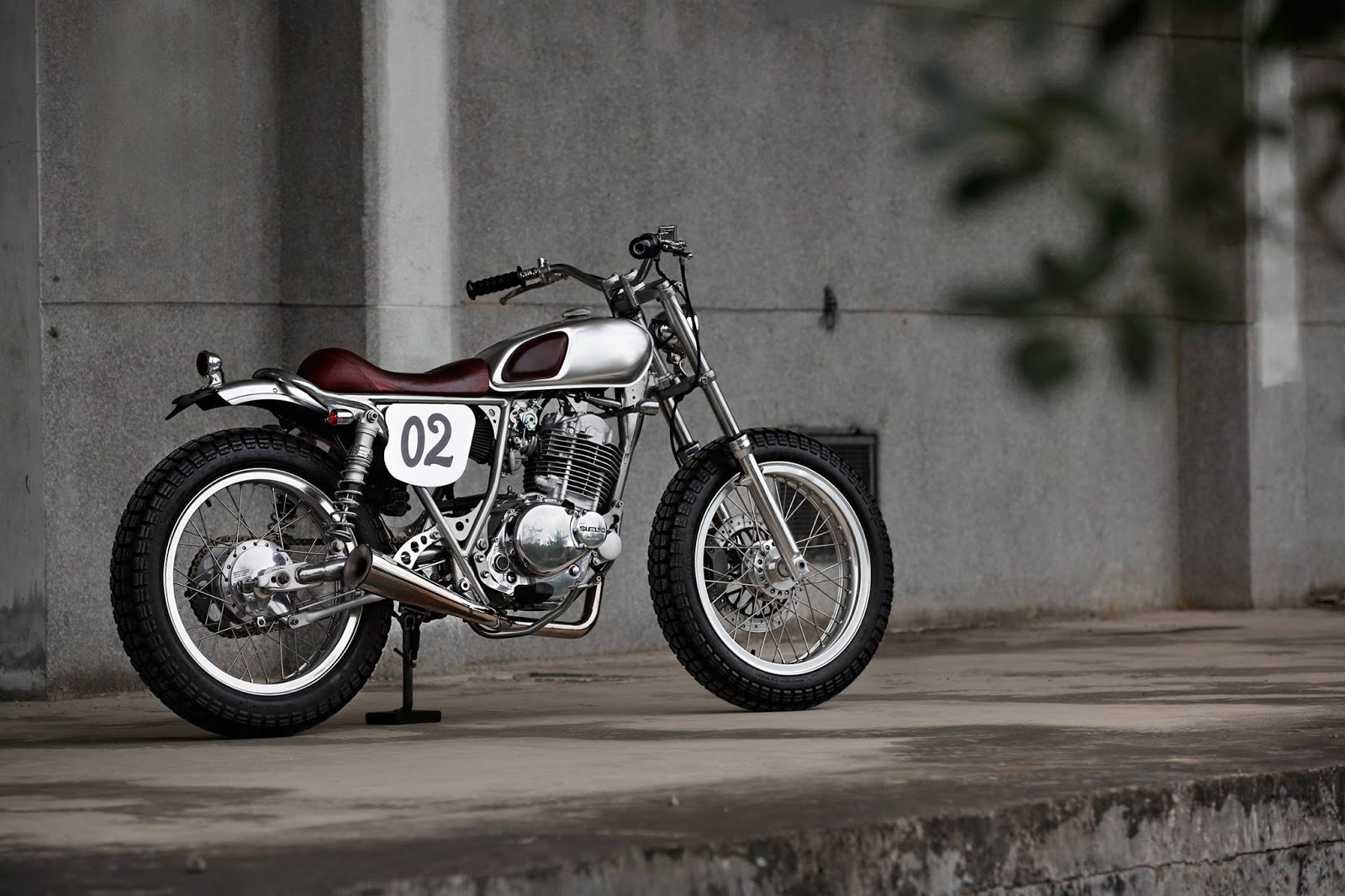 BUBBLE VISOR: Rocket Garage - 2 Loud Custom Shop - Suzuki Grass Tracker 250