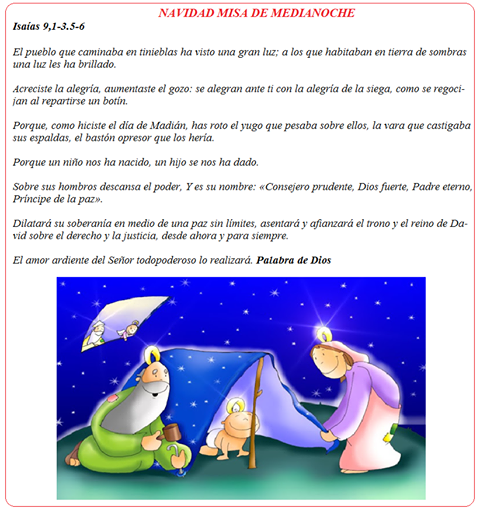 Parroquia La Inmaculada: Oraciones para Navidad