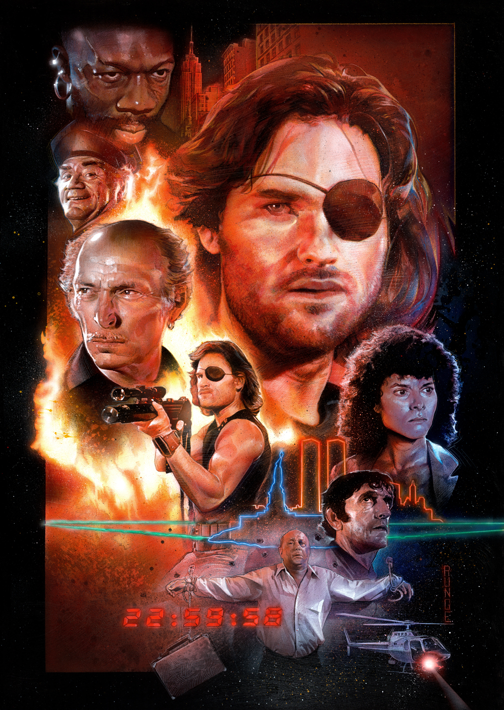 The Geeky Nerfherder: Movie Poster Art: Escape From New York (1981)