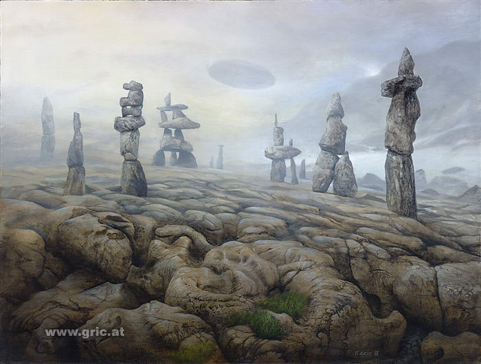 Peter Gric 1968 | Fantastic/surrealist painter | Masterpieces | Tutt'Art@