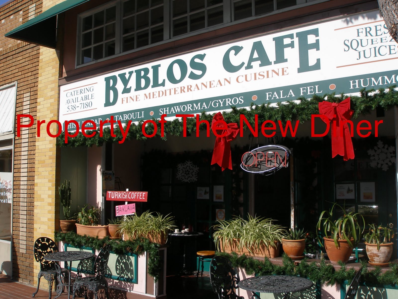 The New Diner: Byblos Cafe