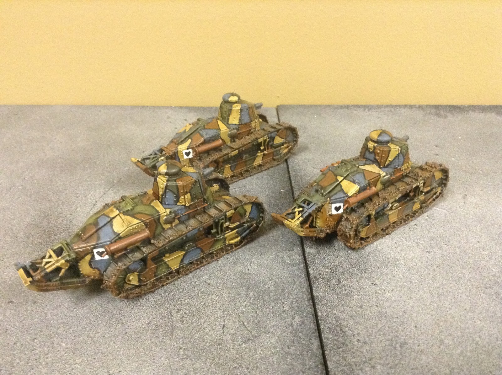 Fawcett Avenue Conscripts: Trenchworx 28mm Renault FT-17 Tanks