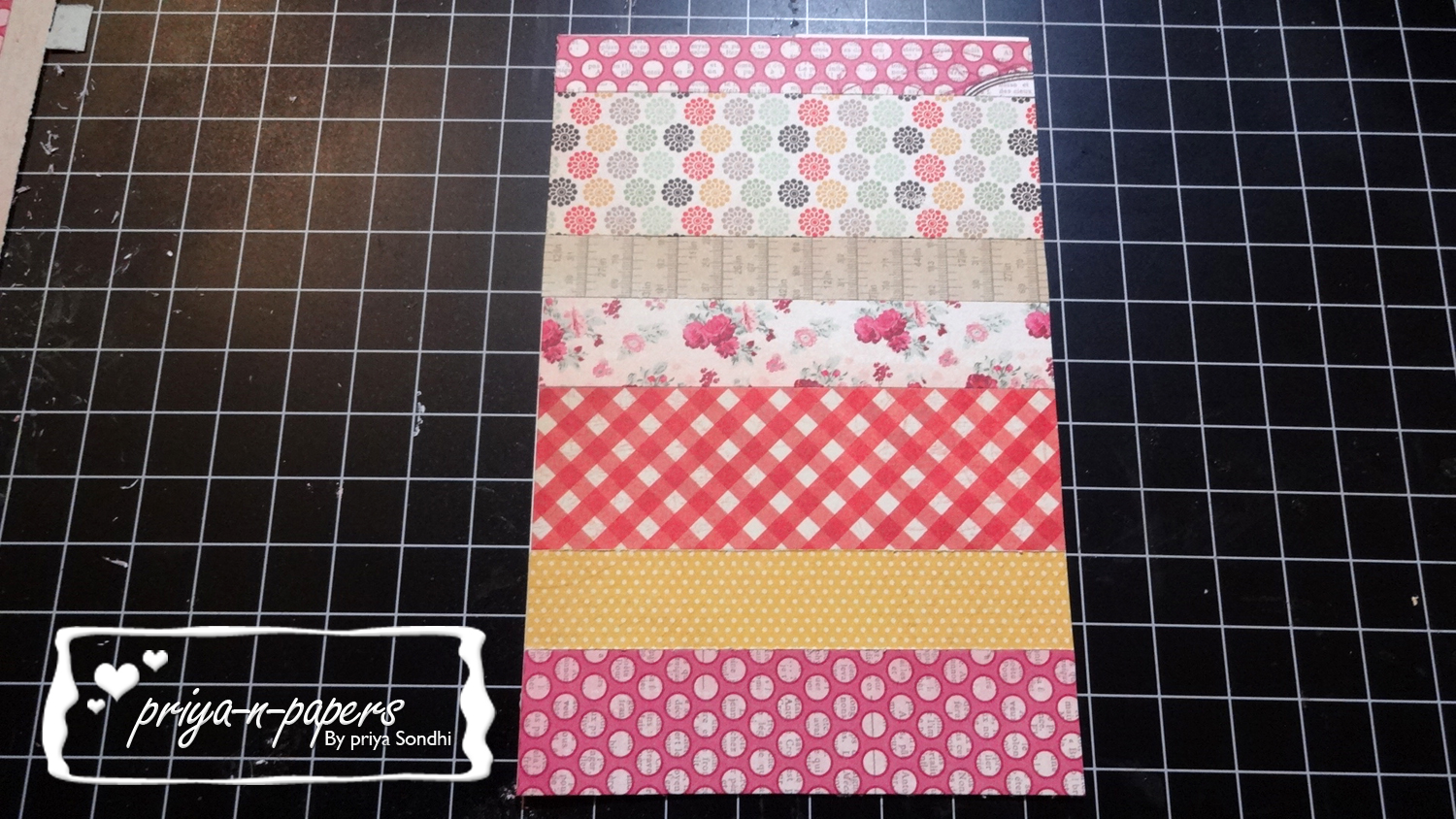Crafters Corner : Different ways to use pattern paper scraps