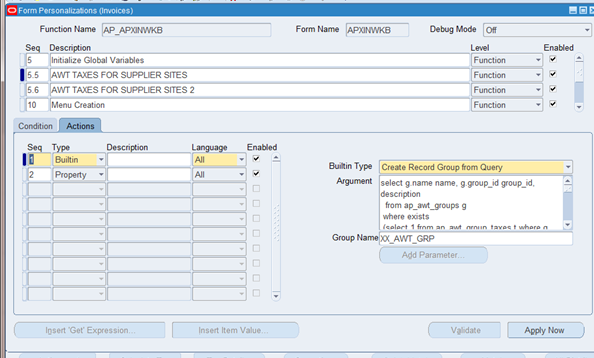 Oracle Payables - Oracle EBS R12: How to Restrict Tax Code on Invoice ...