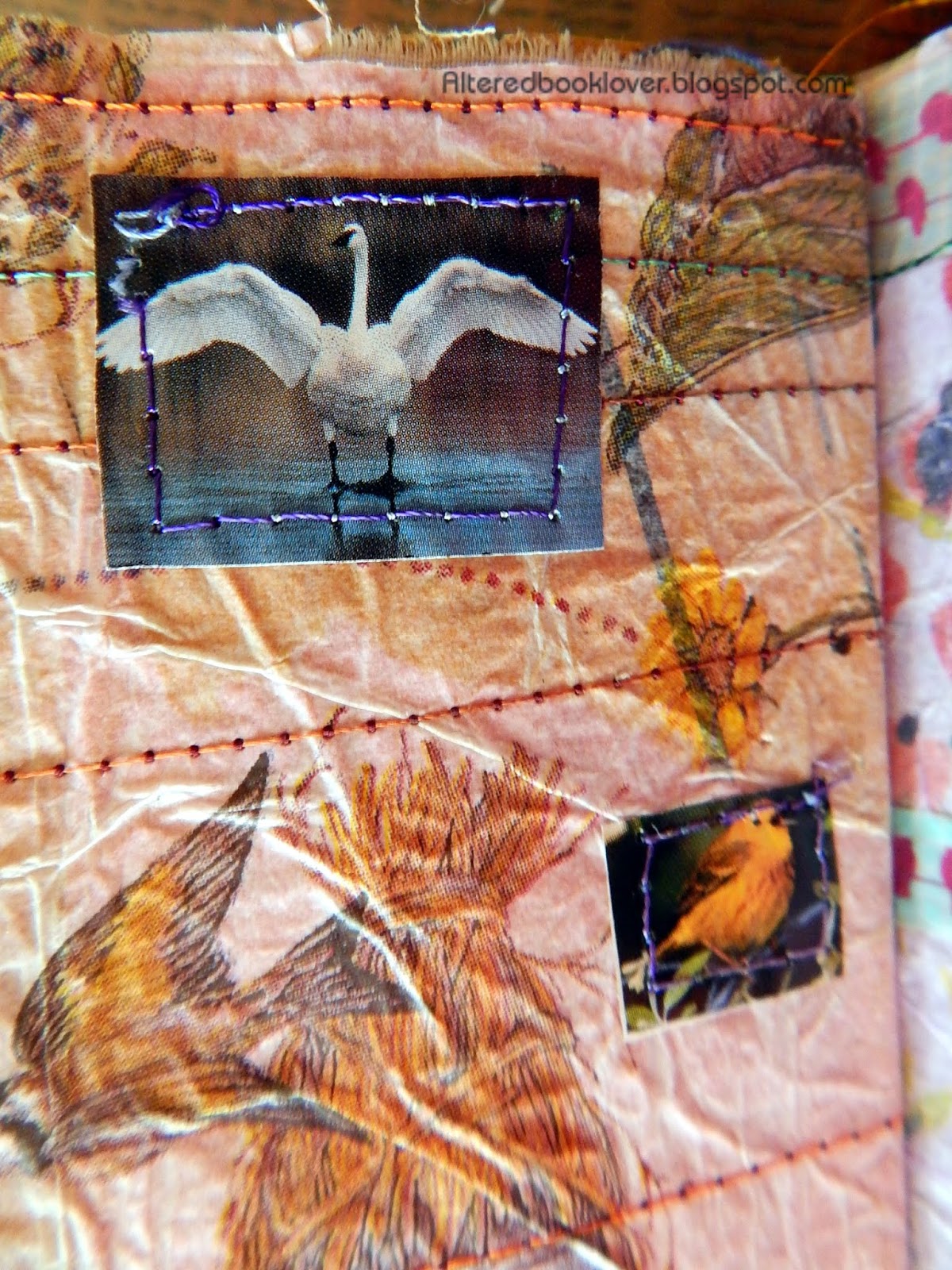 Altered Book Lover: This book is for the BIRDS, part 2