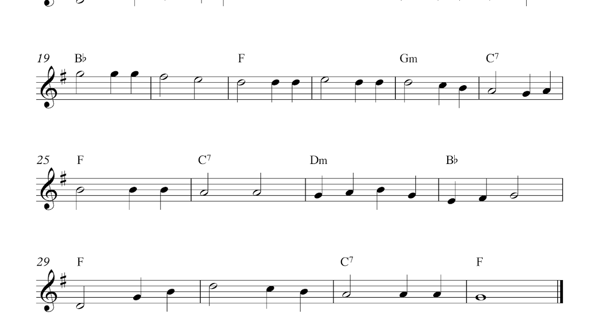 Easy Sheet Music For Beginners: Free easy clarinet sheet music ...