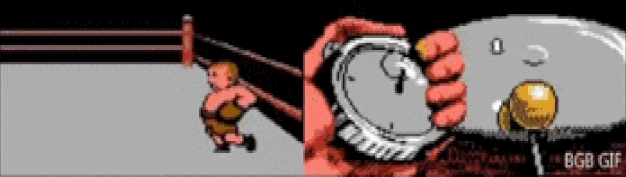 Basement Gym Boxing: The Old 8-bit Curly VS Gigantic Fist Conundrum ...