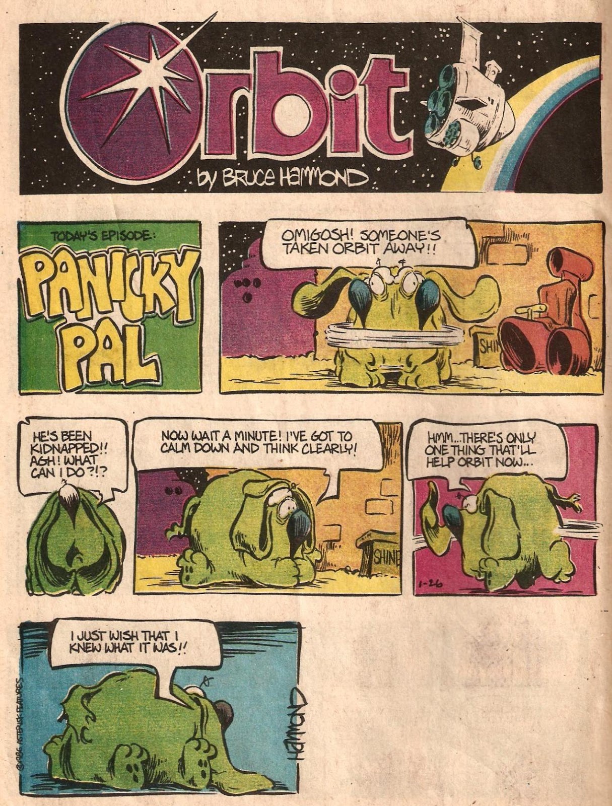 Sunday Comics Debt: A Knockout From Orbit