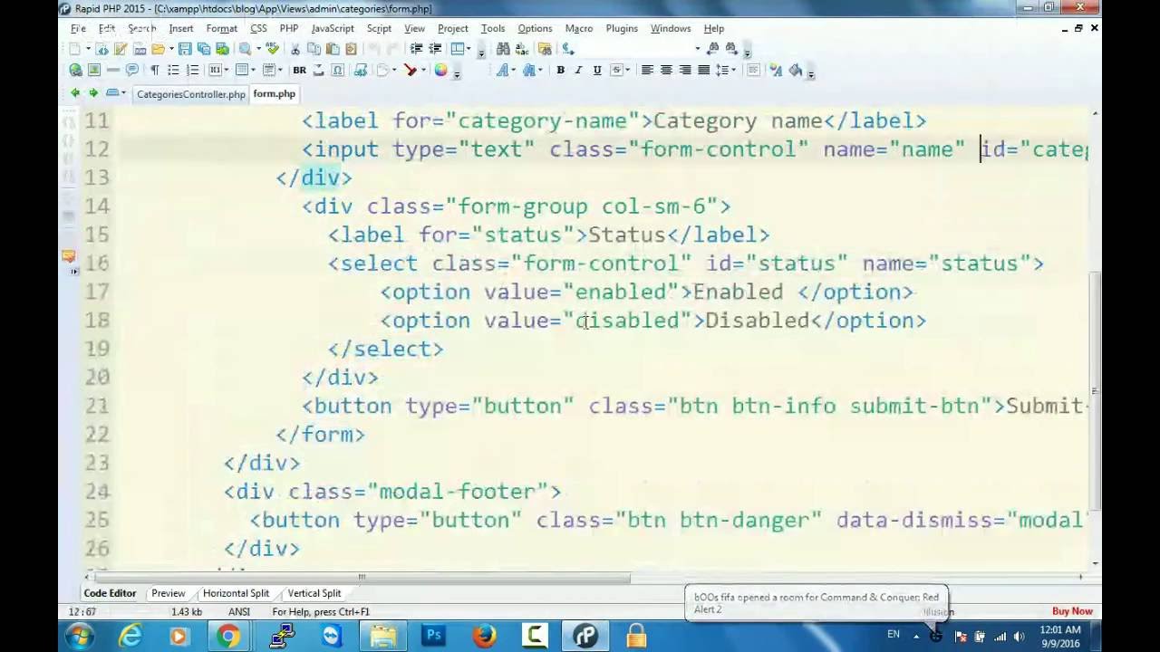 26 PHP Ajax Upload + Dealing With Categories in admin | كورسات بالعربي