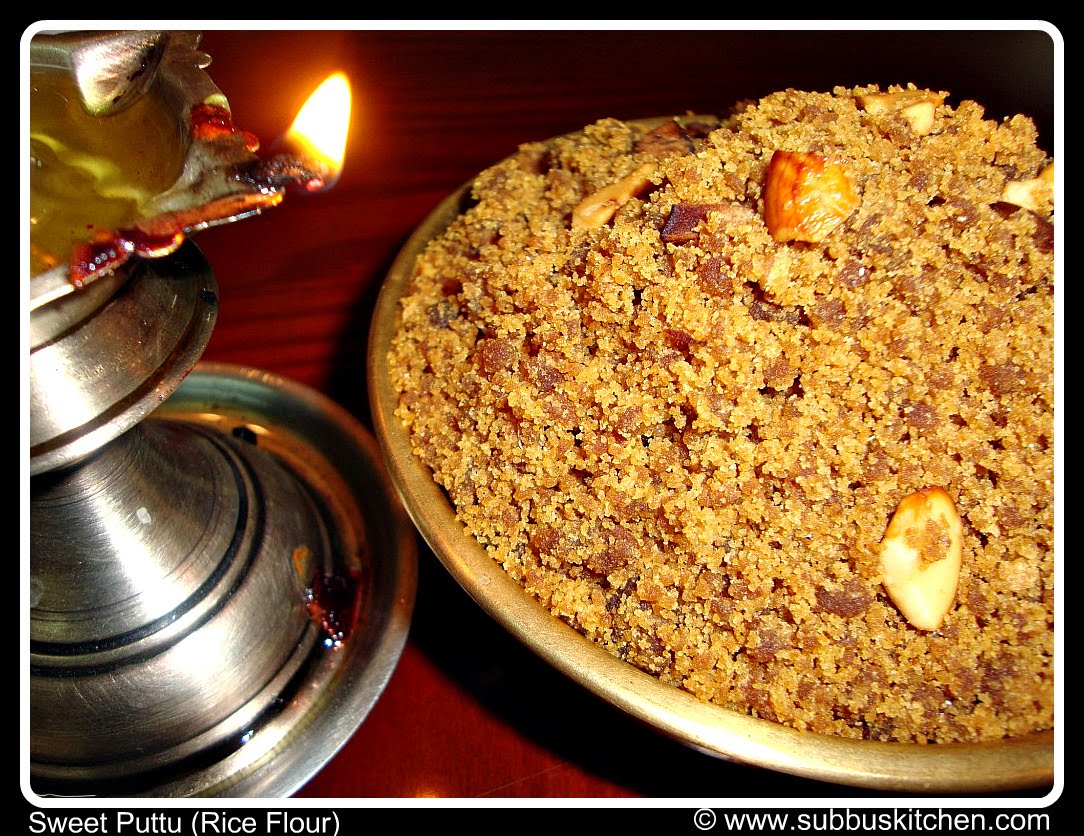 Navrathri Special | Sweet Puttu (Rice Flour) - Subbus Kitchen