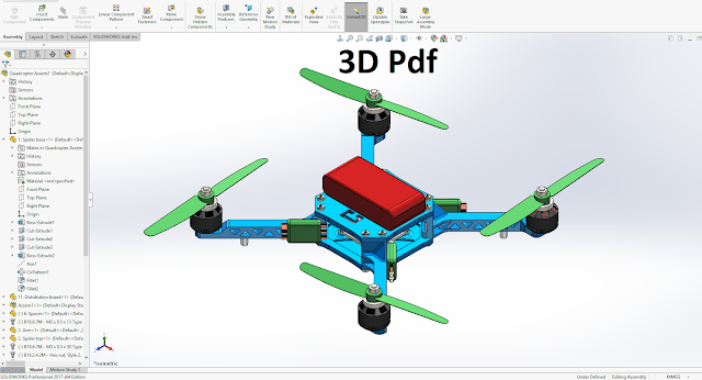 Design Tech Academy: How to make 3D Pdf by SolidWorks