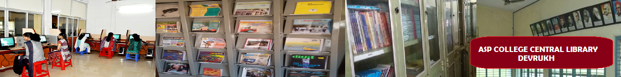 CENTRAL LIBRARY (ASP COLLEGE, DEVRUKH): Sources of Biographical Information