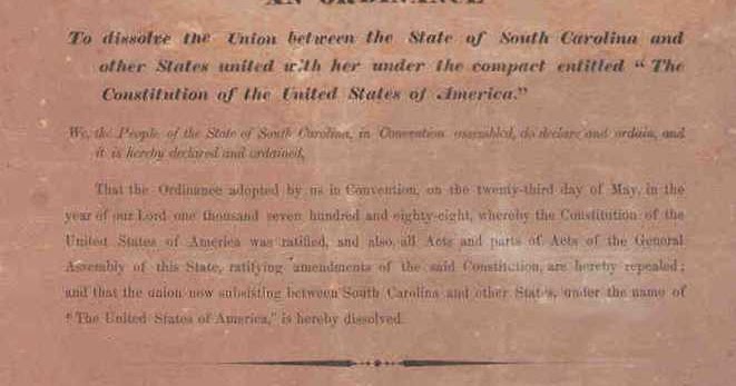 Confederate States of America Constitution: State Secession Resolutions