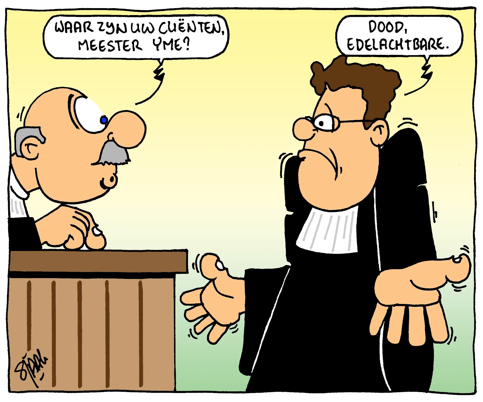 Cartoon van de Dag: Ruim 400 'zalmslachtoffers' naar advocaat.