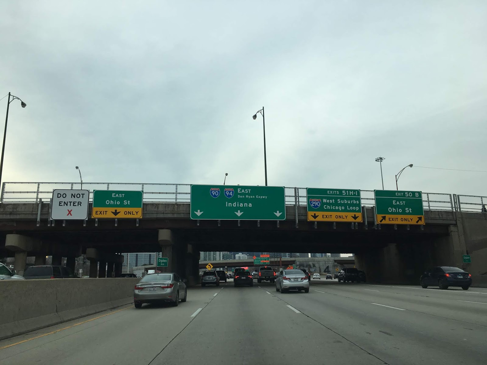 Kennedy Expressway (Interstates 90, 94 and 190)