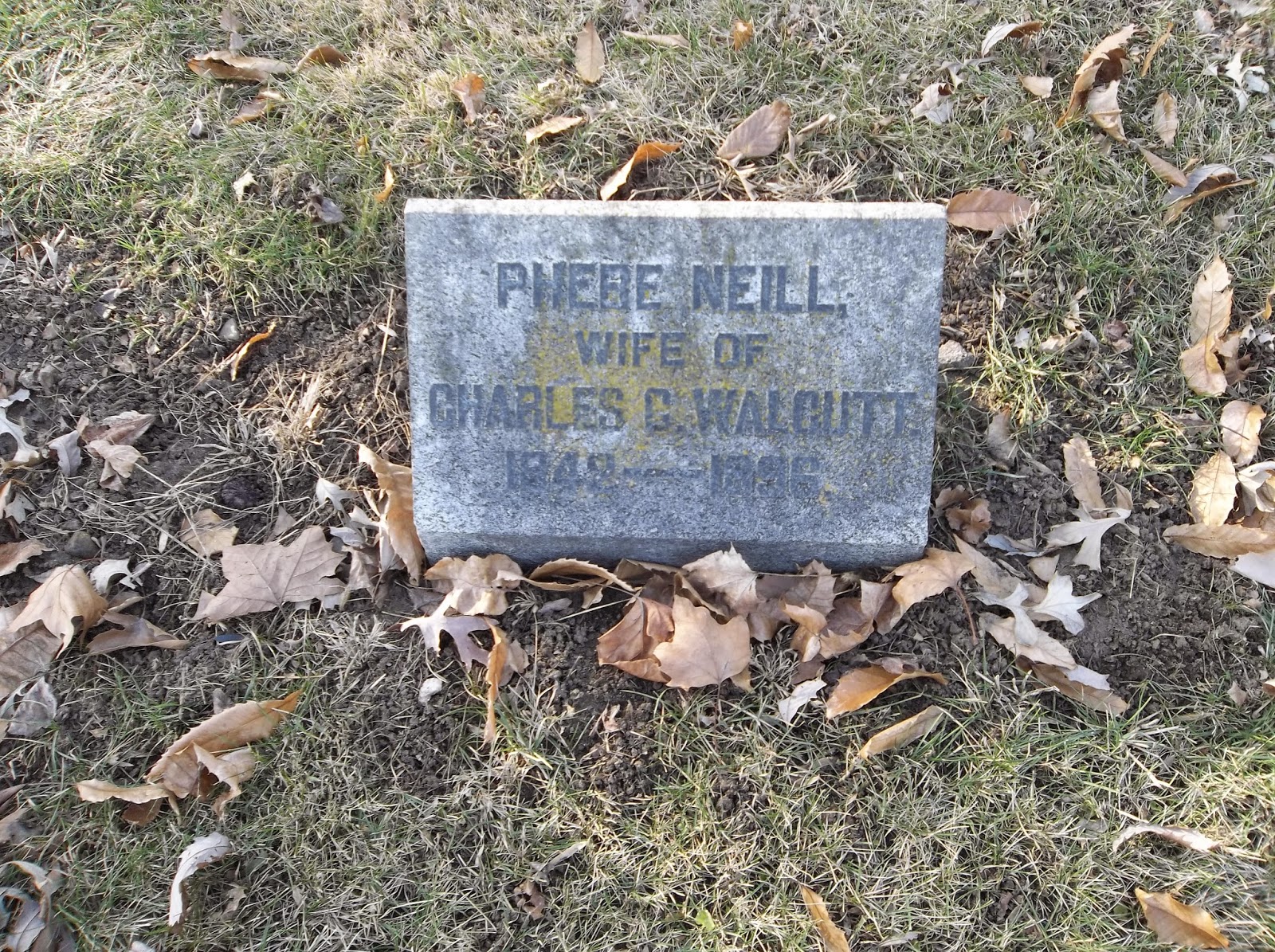 Travels of a Hobgoblin Taphophile: Charles Walcutt - Green Lawn Cemetery