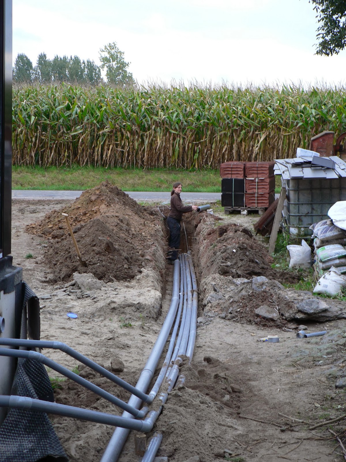 Kaboutersgezochtdeel2: 18 tem 20 oktober:Leggen wachtbuizen, putten ...