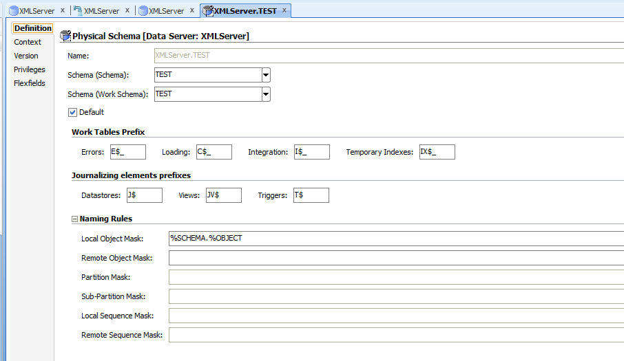 Learning SOA: Load a simple XML document in ODI