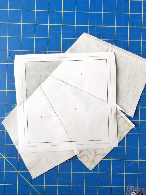 Free Foundation Paper Piecing Pattern: Ray Quilt Block